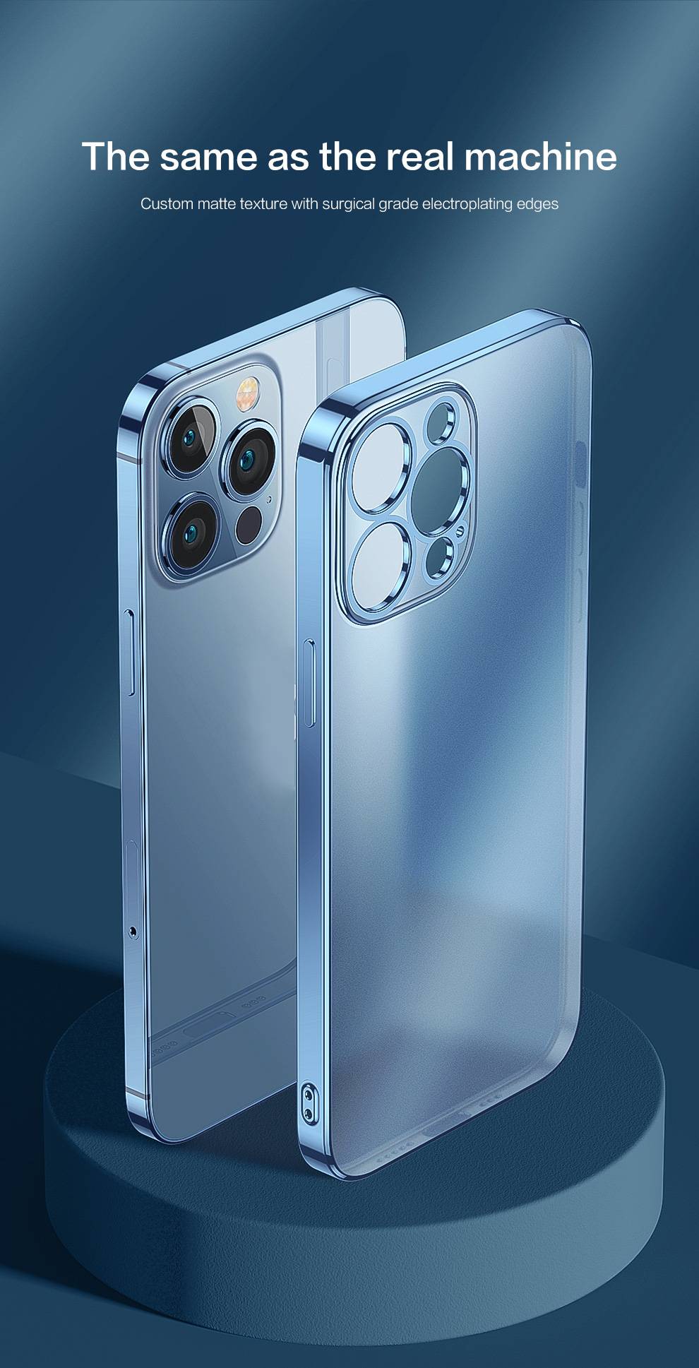 Smart Devil Plating Ultra-Thin Matte Phone Case For Iphone 13 Pro Max ...