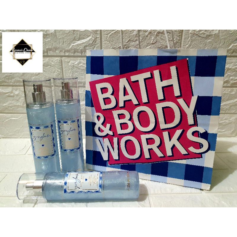 Authentic Bath And Body Works Gingham Diamond Shimmer Mist 236ml