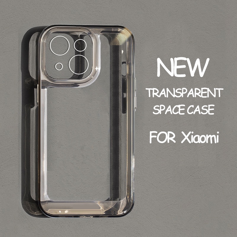 Poco M3 Pro 5G Case Space Case Transparent Phone Case Shockproof Camera ...