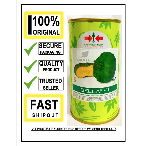 Squash bella hybrid f1 seeds by eastwest 100g | BeeCost