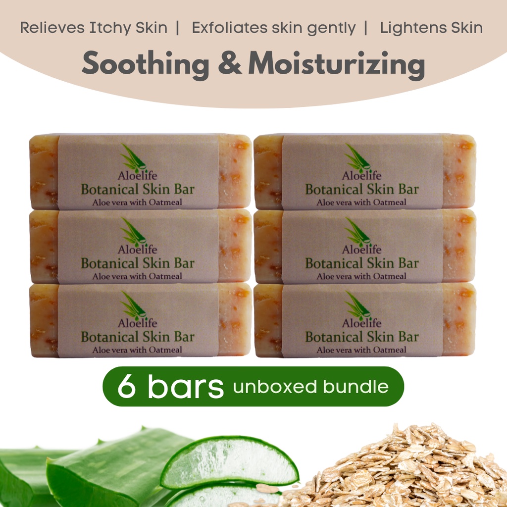 Aloelife - Aloe vera with Oatmeal Soap Unboxed Bundle | Shopee Philippines