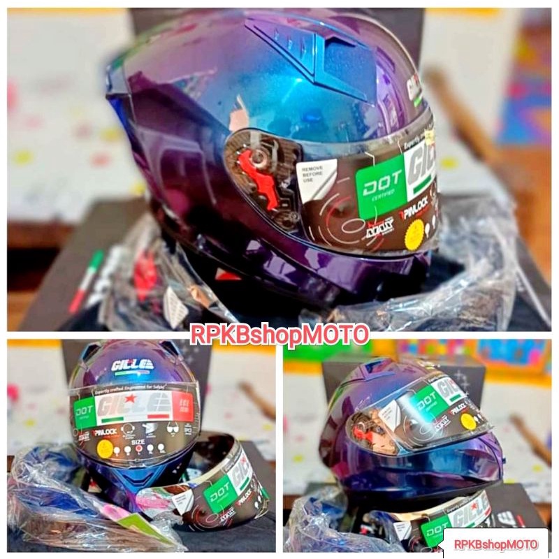 GILLE Helmet GTS-V1 Italian Designed | Shopee Philippines