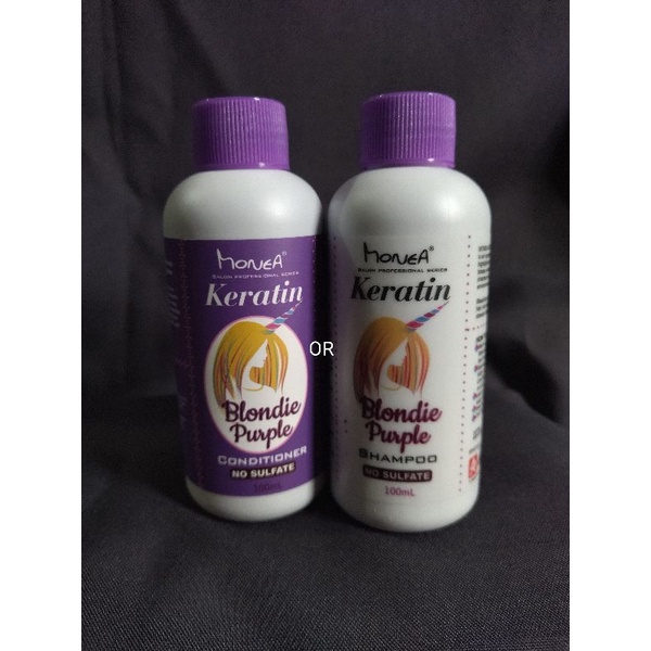 MONEA KERATIN PURPLE SHAMPOO AND CONDITIONER 100ml | Shopee Philippines
