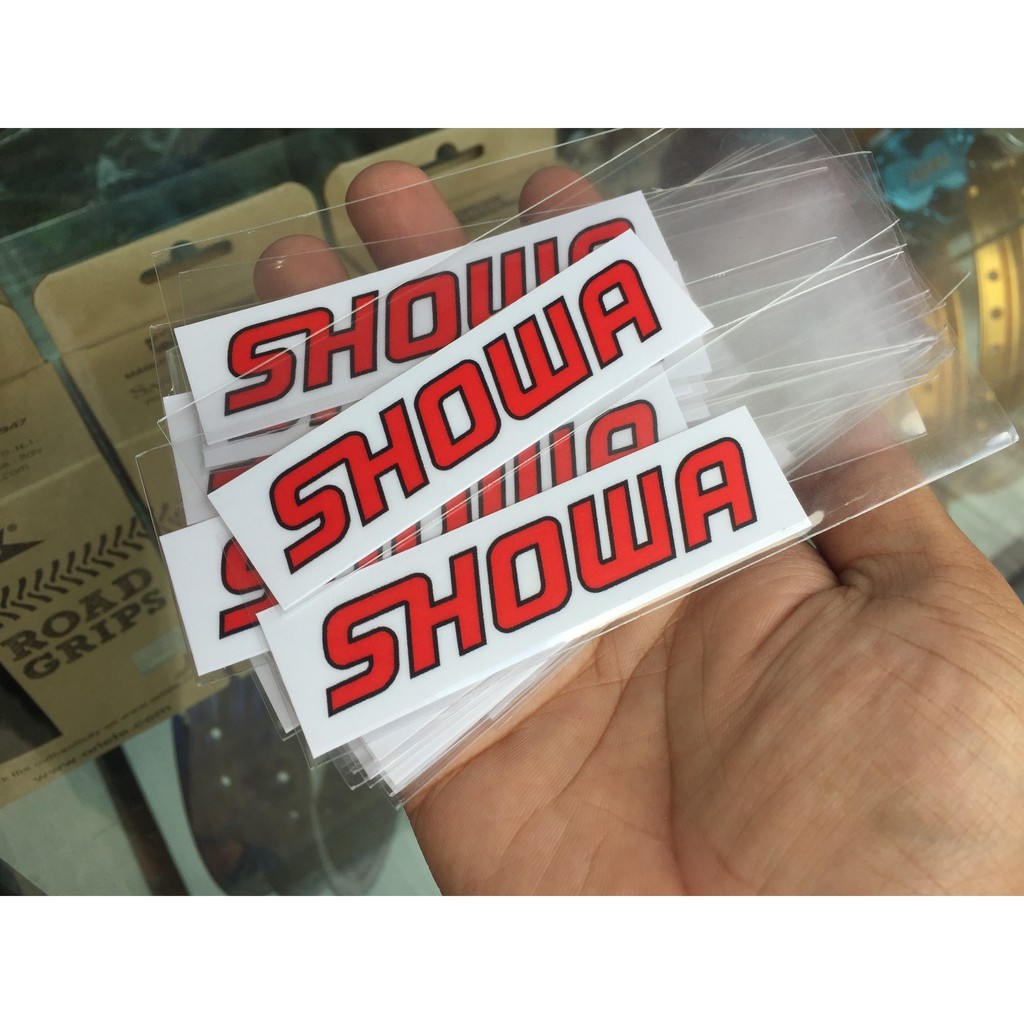 Red SHOWA Sticker Works Like The Real Thing. | Shopee Philippines