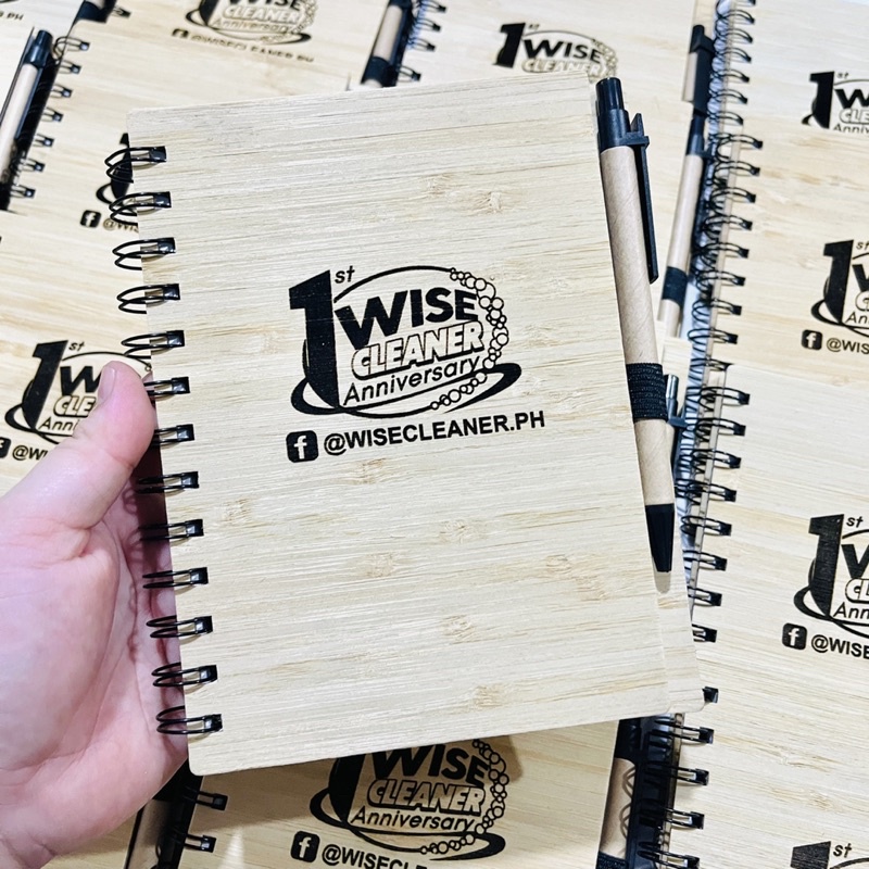 RH Trading - Bamboo Notebook with Pen | Bamboo Journal with Pen ...