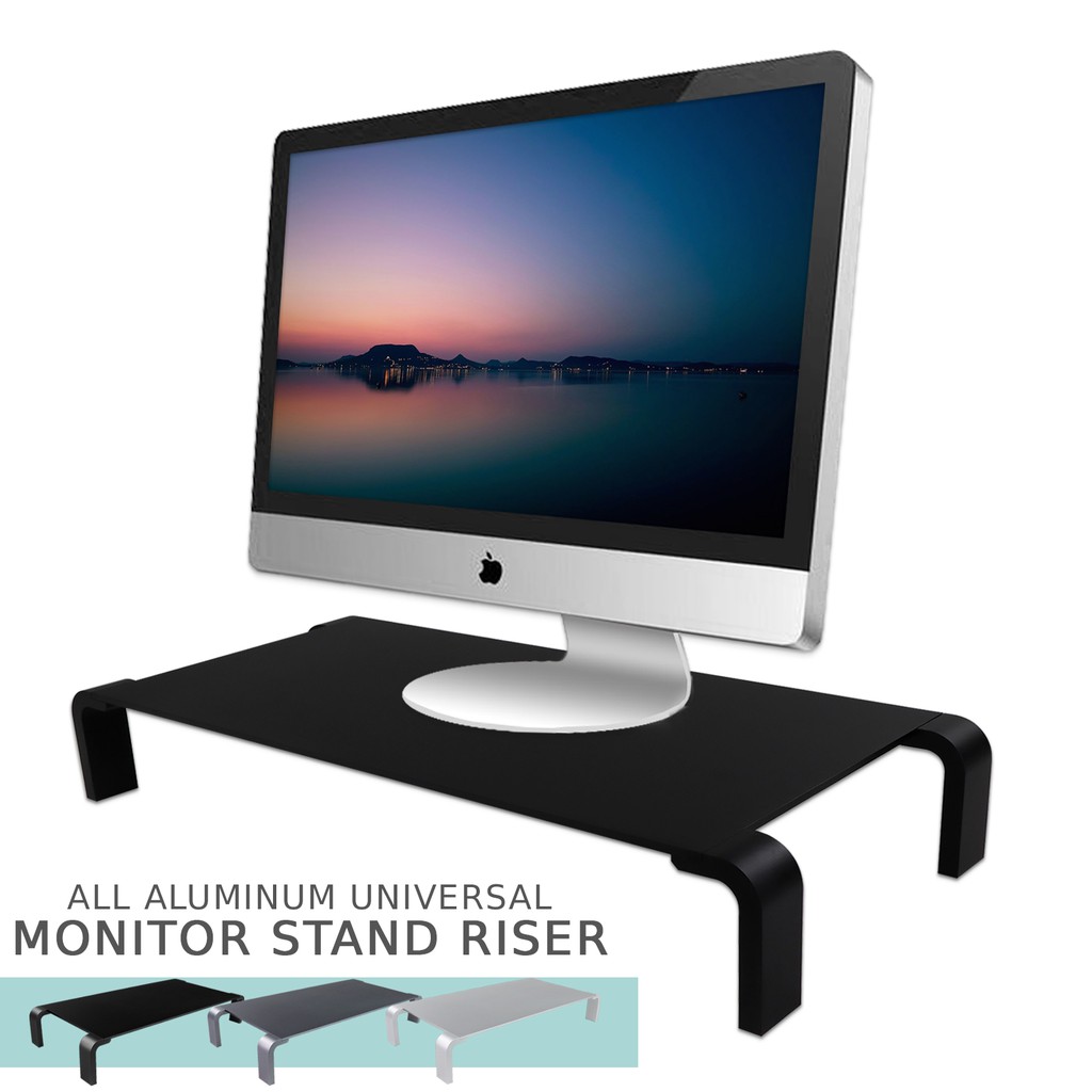 Full Aluminum Desktop Monitor Riser Stand High-Grade Aluminum Design ...