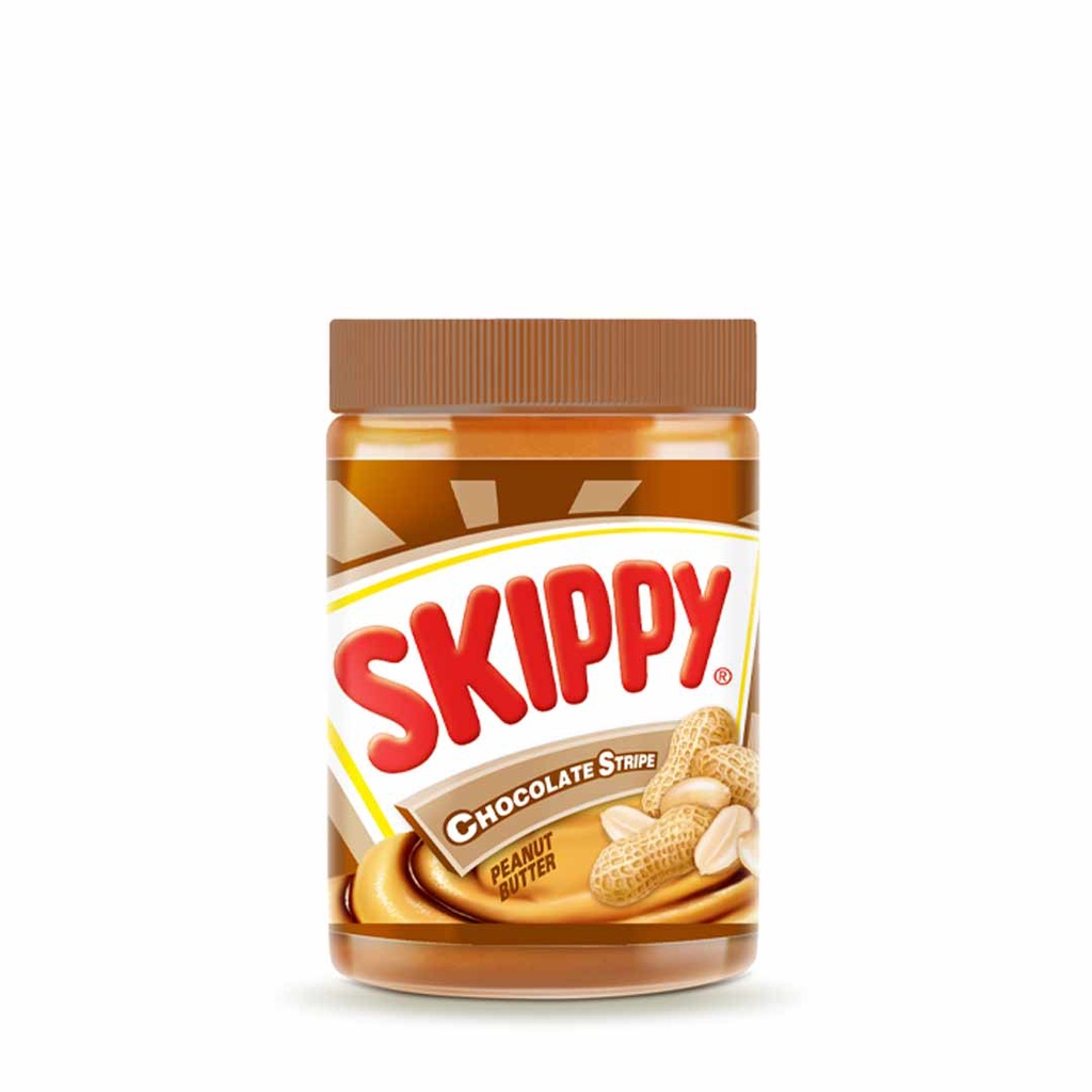 SKIPPY Peanut Butter Choco Stripes 350g | Shopee Philippines