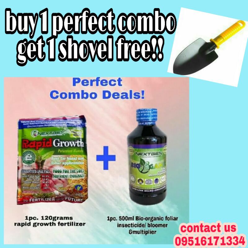 RAPID GROWTH Organicfertilizer ROOT ENHANCER (120g) + BIO-ORGANIC ...