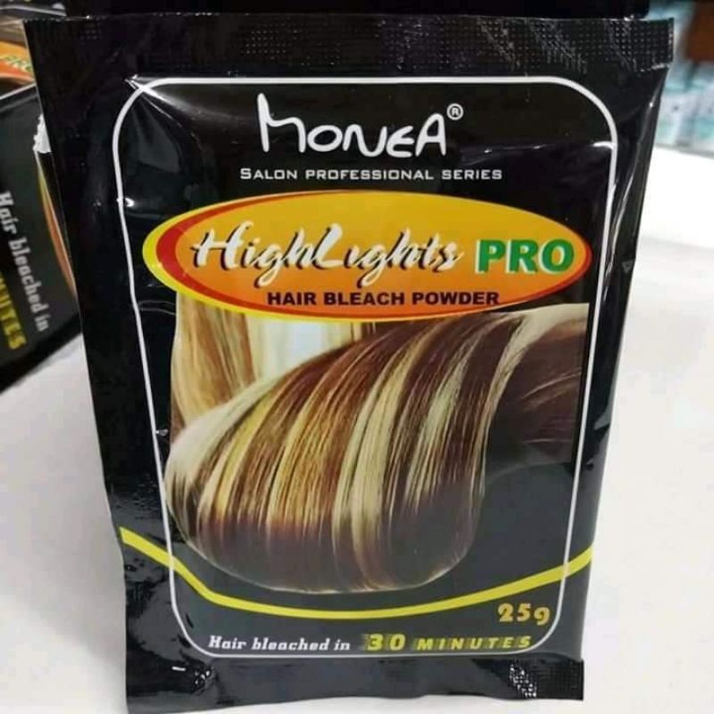 MONEA HIGHLIGHTS PRO ( HAIR BLEACHING POWDER ) | Shopee Philippines