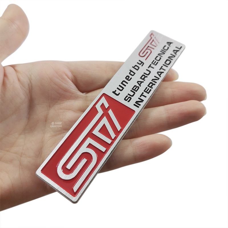1 x Metal STI SUBARU TECNICA INTERNATIONAL Logo Car Auto Decorative ...