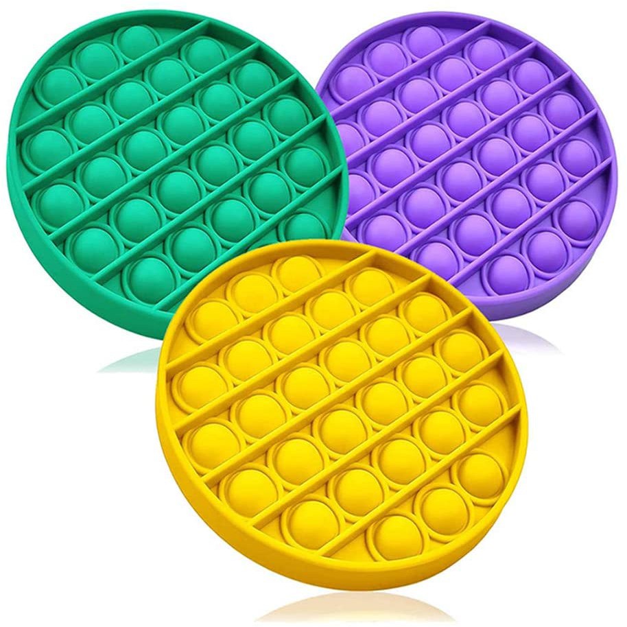 Circle Pop It Push Pop fidget toy Bubble Stress And Anxiety Relief ...