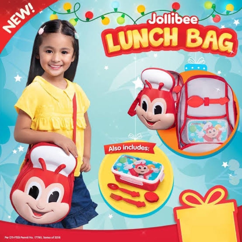 Jollibee Lunch Bag [Jollibee Toys] Jollibee Bag | Shopee Philippines