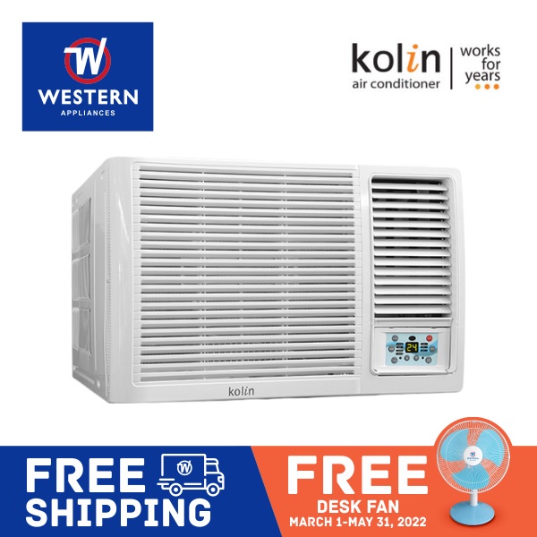 Kolin KAG100HRE4 1hp Window Type Aircon w/ Remote presyo ₱7,591