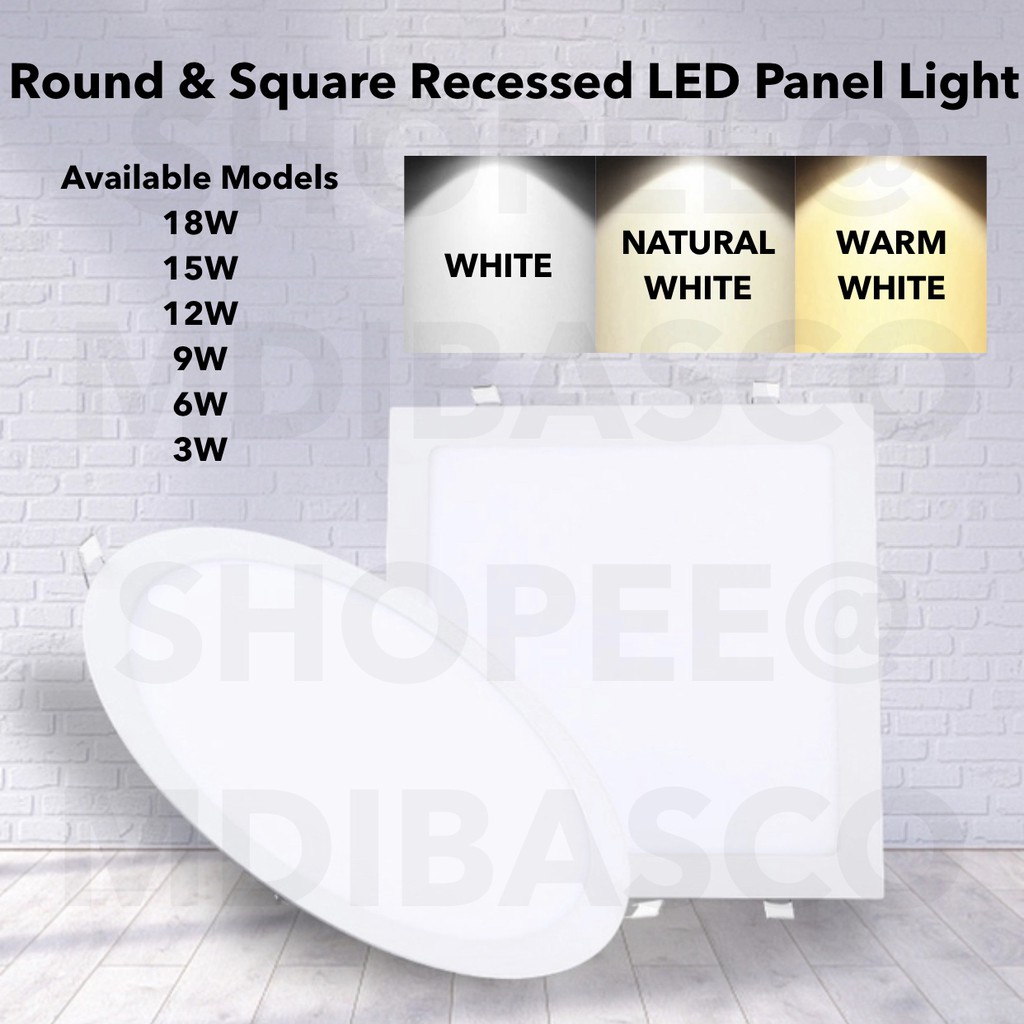 Recessed Light LED Ceiling Downlight Pin Light Pinlight 3W 6W 9W 12W ...