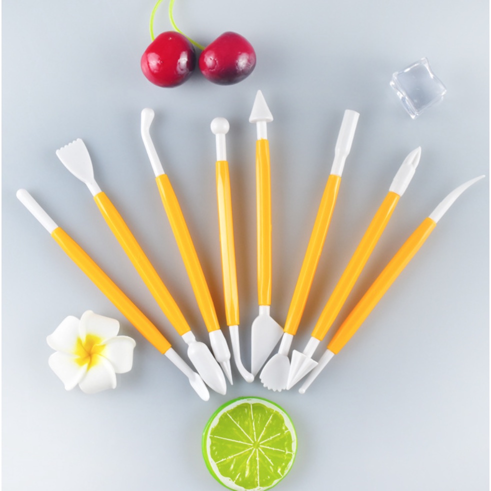 Fondant Modeling Tools set 8pcs | Shopee Philippines