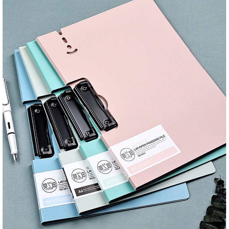 A4 Horizontal Vertical Folder Clip Board Color Water-Proof Folder ...