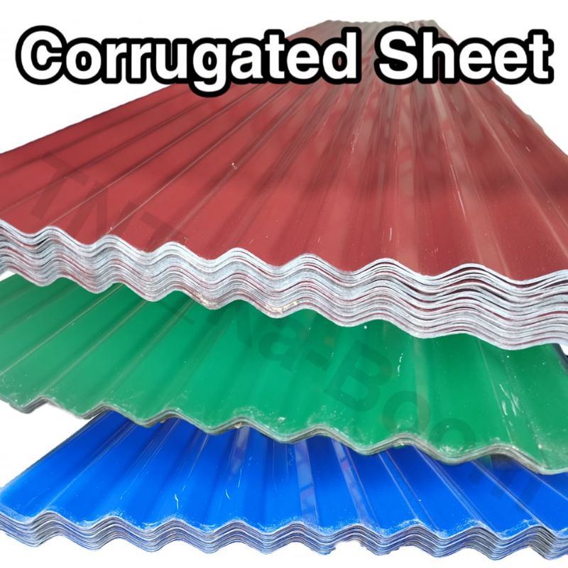 Corrugated Sheet YERO Guage 26 1FT,2FT,3FT,4FT, 5FT RED, BLUE, GREEN ...