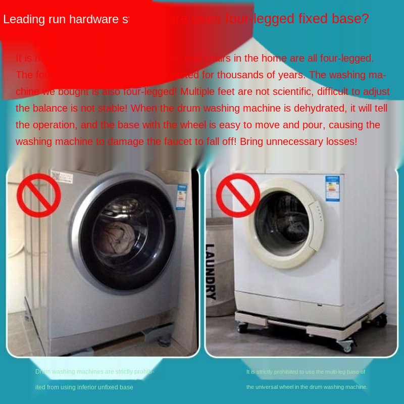 Washing Machine Base Roller Tube Universal Washing Machine | BeeCost