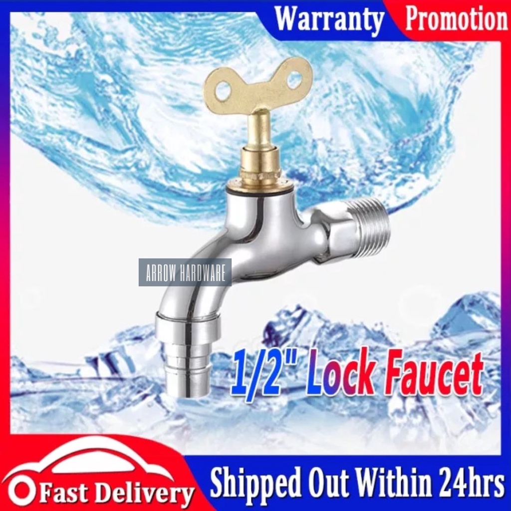 High Quality Anti-theft Sink Faucet with Lock Key Single Handle ...