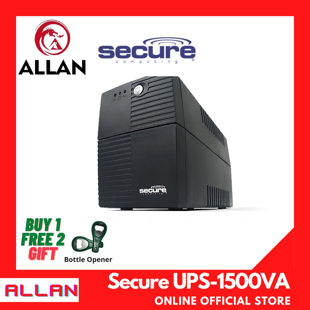 Allan Secure UPS 1500VA Uninterruptible Power Supply | Shopee Philippines
