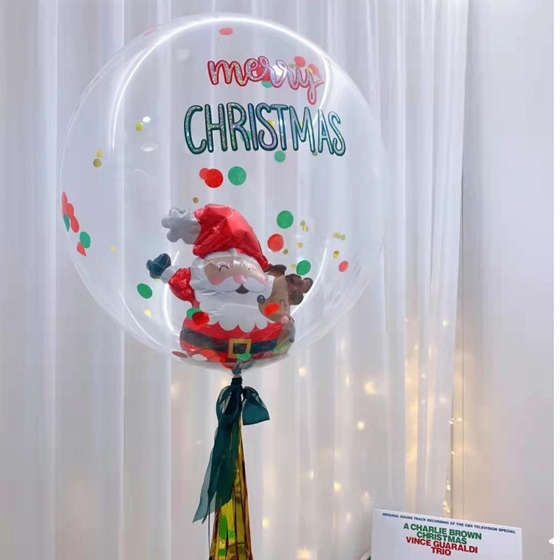 Merry Christmas Happy New Year DIY BOBO Balloon Sticker Party ...