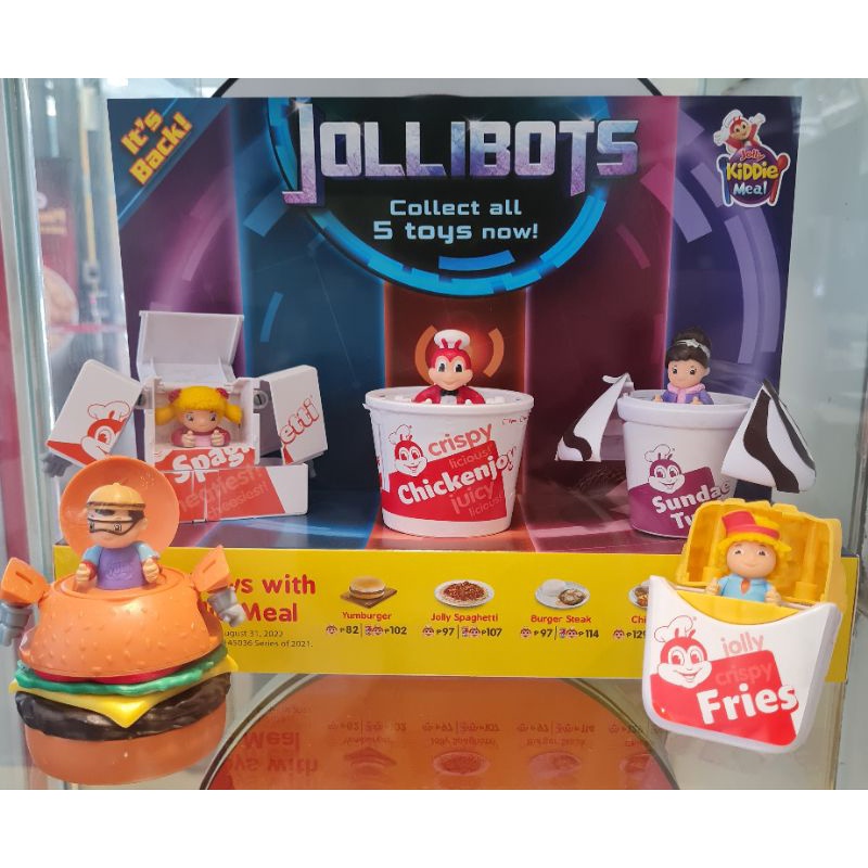 2022 JOLLIBEE JOLLIBOTS || JOLLY KIDDIE MEAL COMPLETE SET || FASTFOOD ...