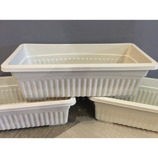 RECTANGULAR PLASTIC POTS (medium) | Shopee Philippines
