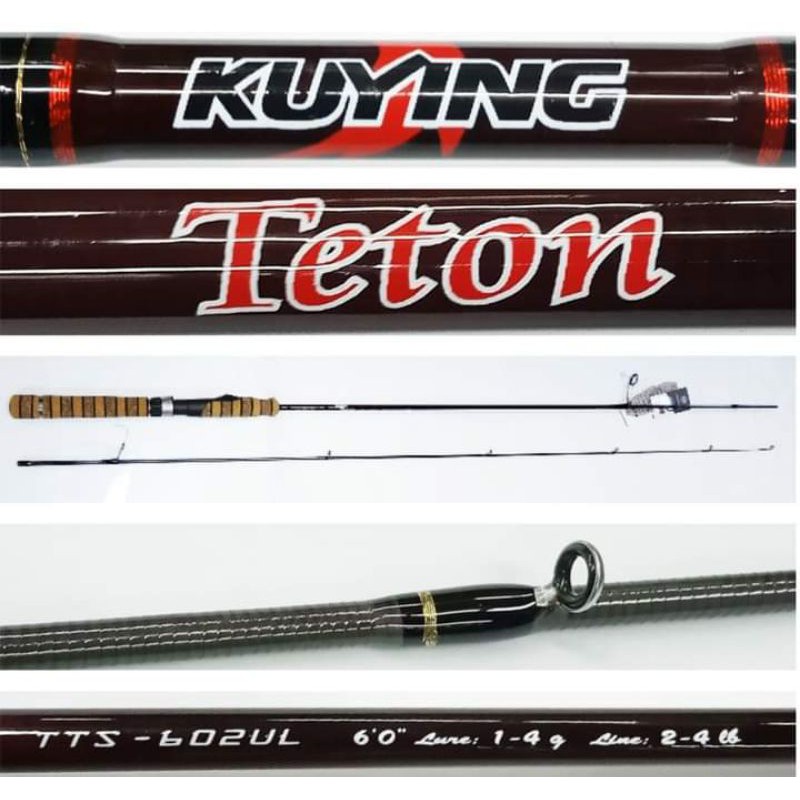 KUYING TETON ULTRALIGHT LIGHT UL L ROD cmifishing quality tackle ...