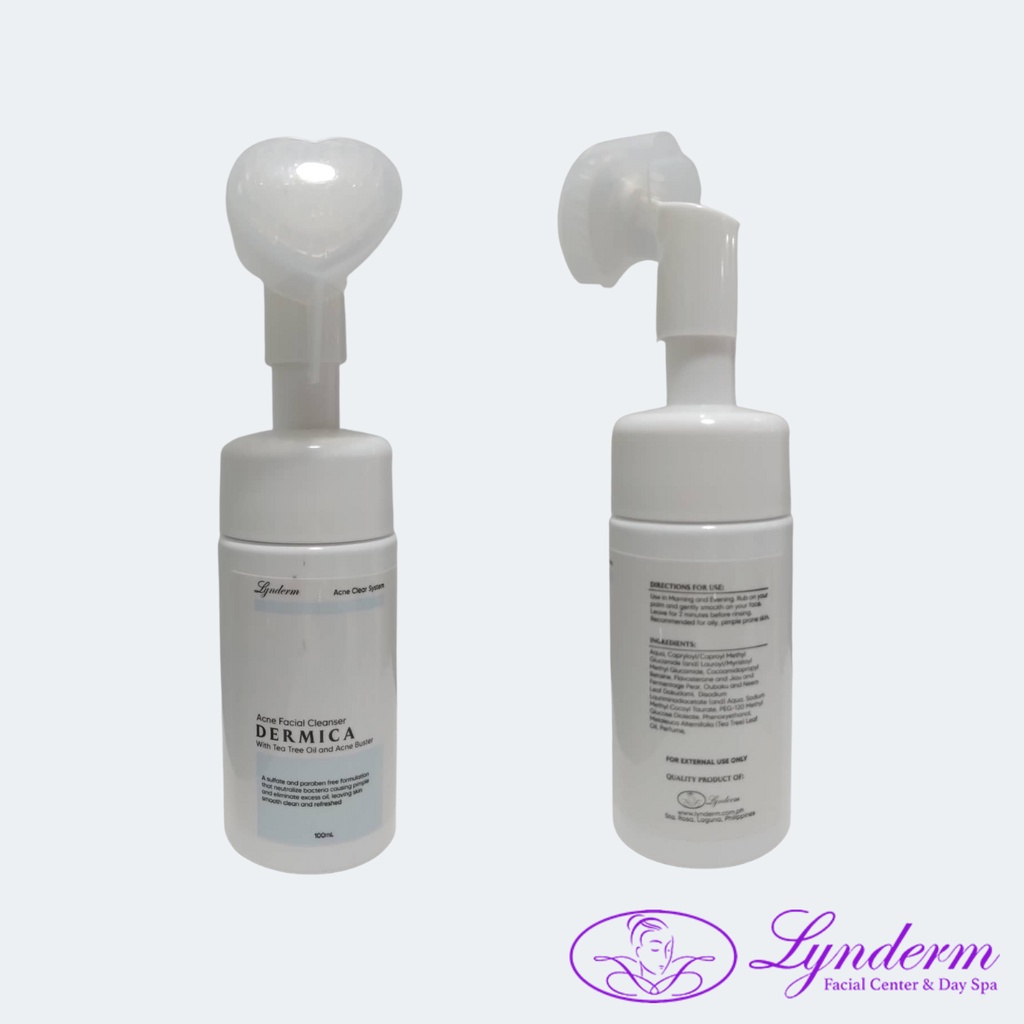 LYNDERM DERMICA - ACNE FACIAL CLEANSER 100ml | Shopee Philippines