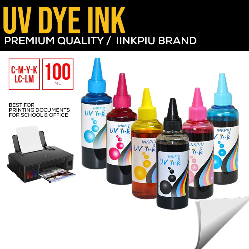 Dye Ink UV Ink 100ml 6 Colors for Epson | Inkpiu Brand | Shopee Philippines Dye Ink UV Ink 100ml 6 Colors for Epson | Inkpiu Brand | Shopee Philippines