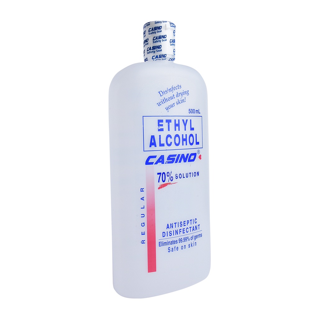 CASINO Ethyl Alcohol 70% Solution Regular 500ml | Shopee Philippines