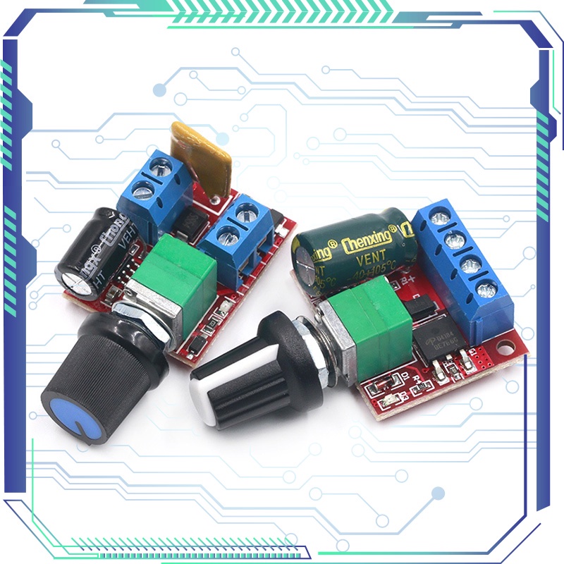 Mini DC-DC 4.5V-35V 5A 90W PWM DC Motor Speed Controller Module Speed Regulator Control Adjust ...