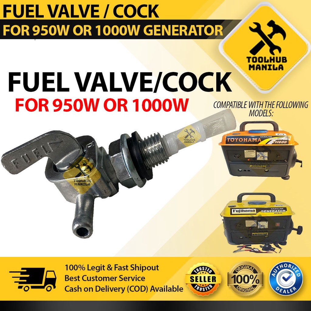 Generator Fuel Cock Valve Switch for Generator 950W 1000W Spare Parts ...