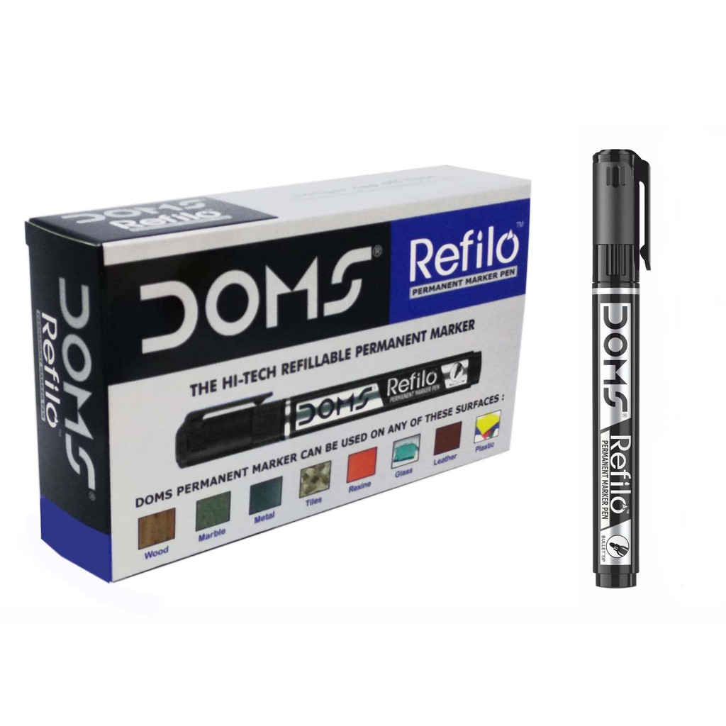 DOMS Refilo Permanent Marker | Shopee Philippines