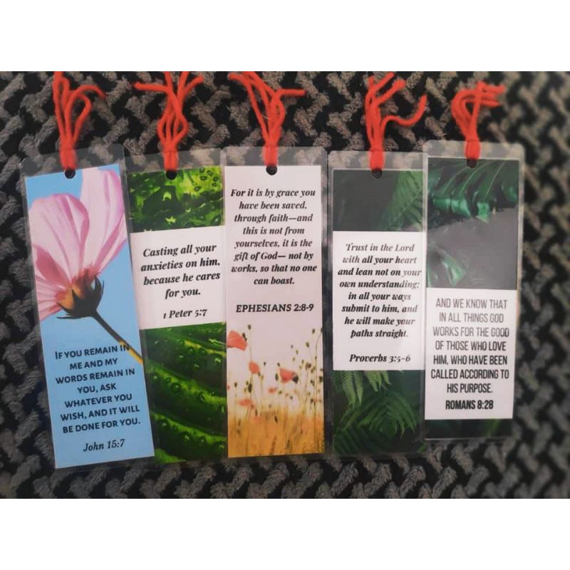 Laminated Bookmarks 2 (Quotes, Bible Verses) | Shopee Philippines