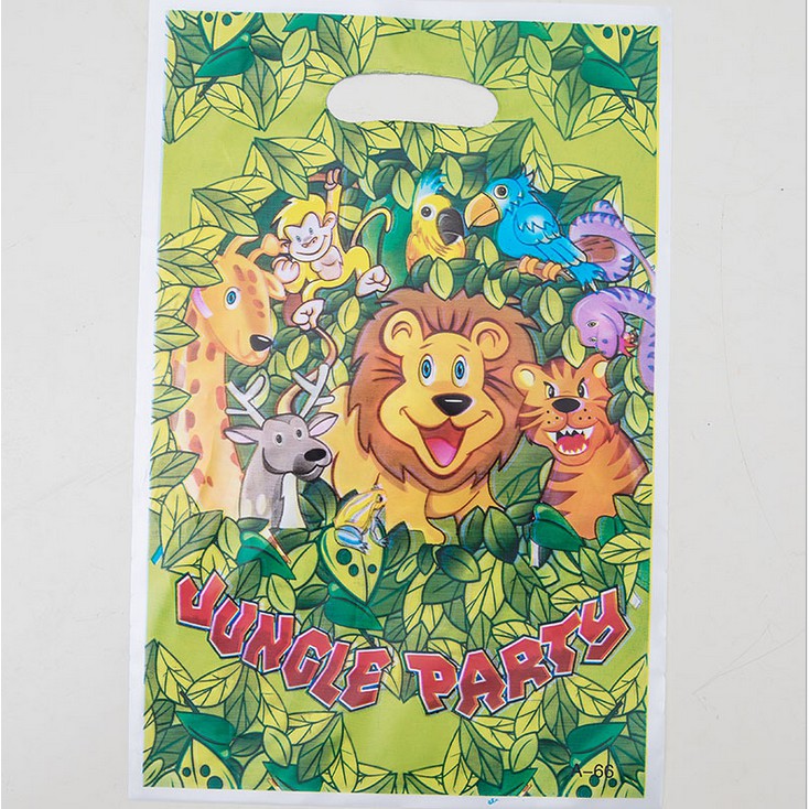 20pcs Safari Jungle Lootbag animal jungle theme Party candy bags gift ...