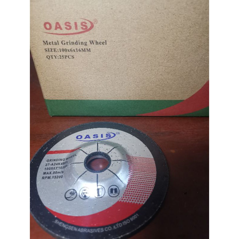 Oasis Grinding disc. Green and blackGrinding wheel. for metal, iron ...