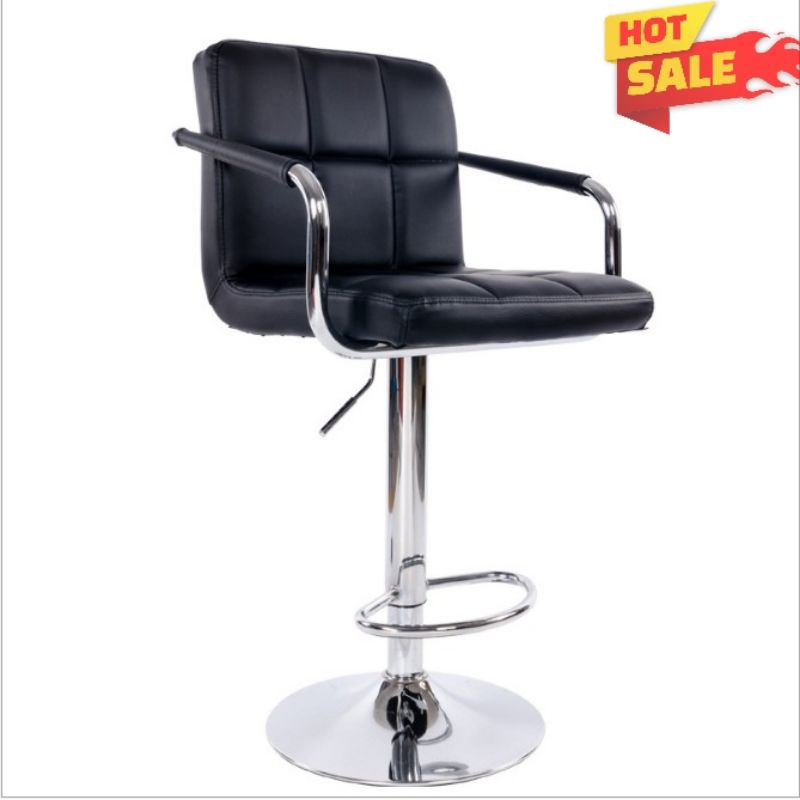 Modern Minimalist Bar Chair with arms, Nordic Bar Chair | Shopee ...
