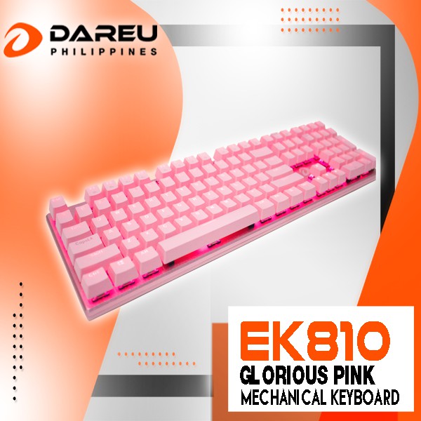 Dareu EK810 Glorious Queen Pink Keyboard | Shopee Philippines