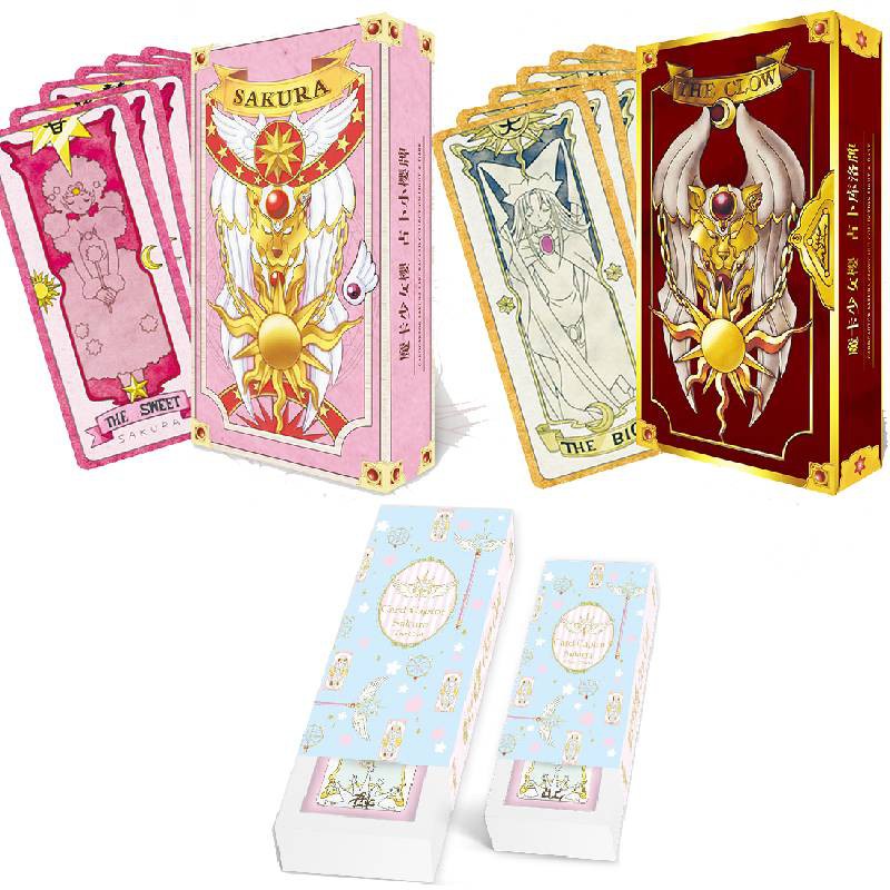 Anime Cardcaptor Sakura Card Sets 56PCS+Extra 3 TCG Cards Magic Tarot ...