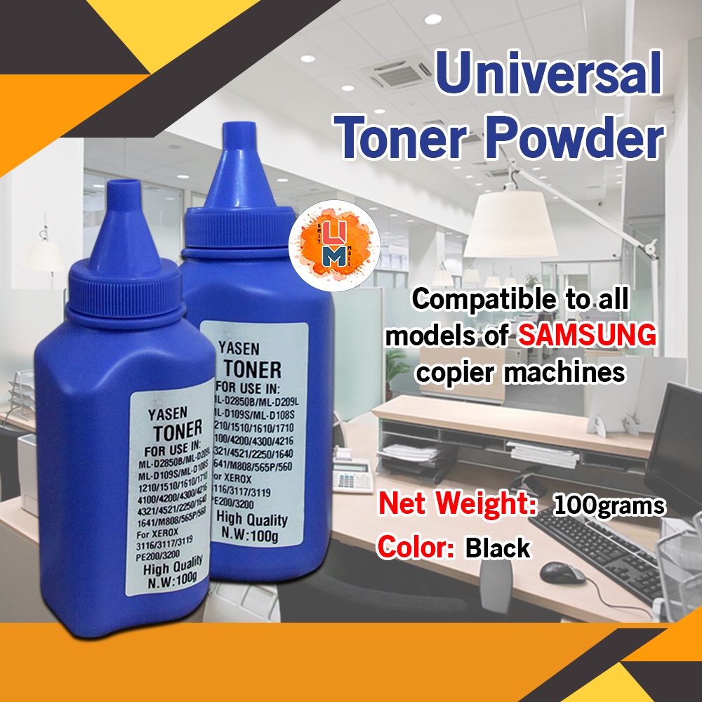 Samsung Compatible Toner Powder Premium 100g for Mono Samsung Laser ...