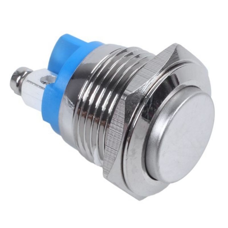 1pc Mini Driving Passing Light Switch 16mm Momentary Push Button Switch ...