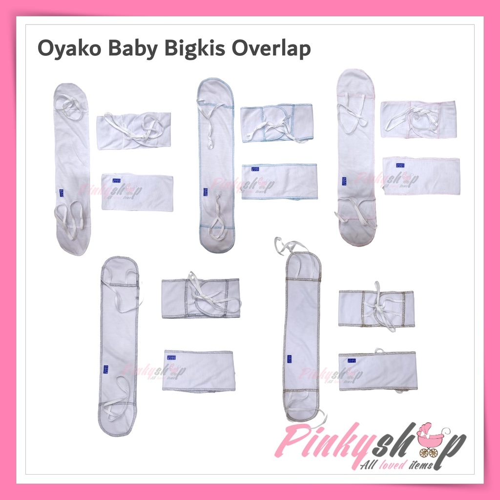 Pinkyshop Oyako Baby 3pcs Newborn Bigkis Premium Cotton Overlap Baby ...