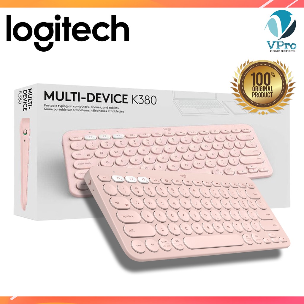 Logitech K380 Rose Multi Device Bluetooth Keyboard Shopee Philippines