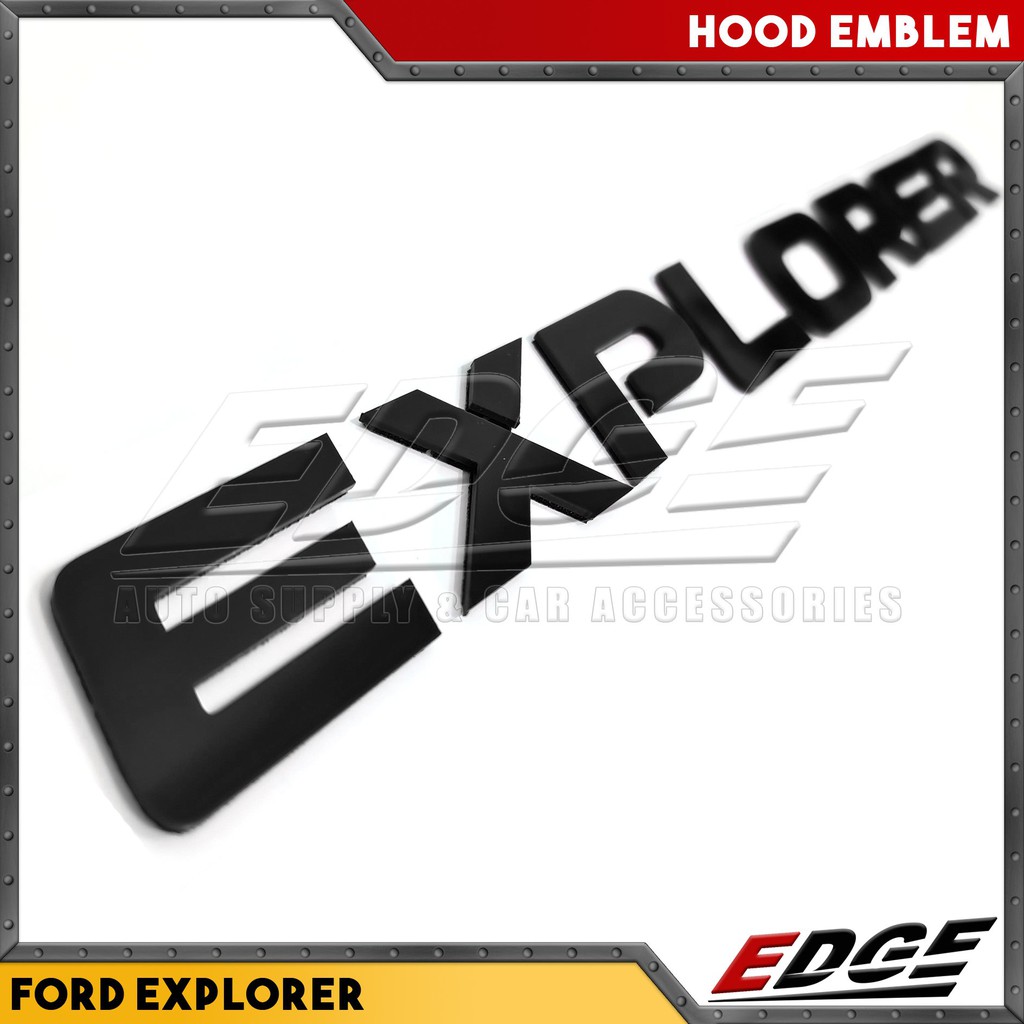 EXPLORER Hood Emblem // ford adhesive ready stick-on logo symbol sign ...