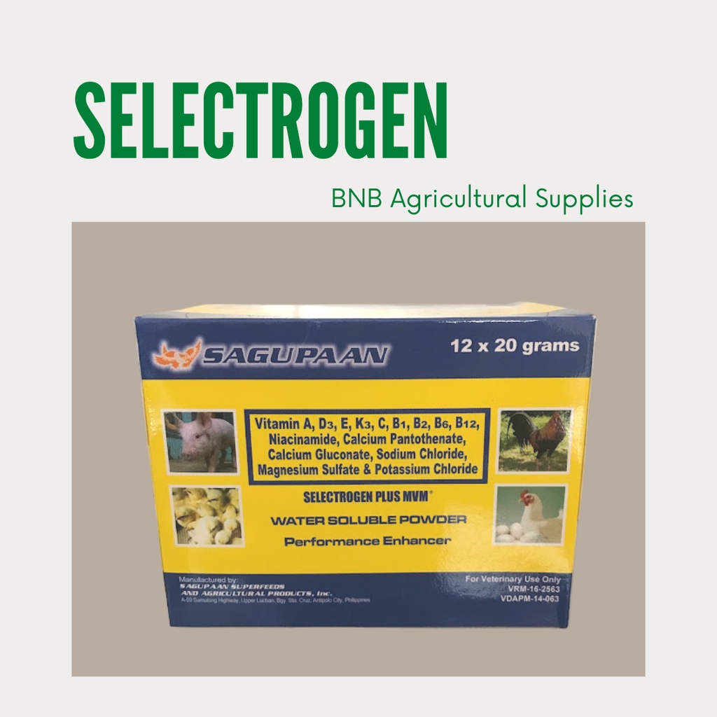 Sagupaan Selectrogen Plus 20g Water Soluble Powder Performance Enhancer ...