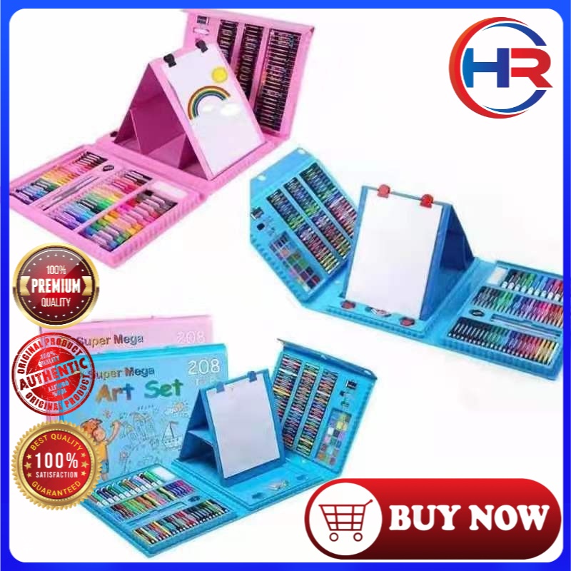 208pcs Art Coloring Set for Kids Stay at Home Learning Kit Coloring Kit ...