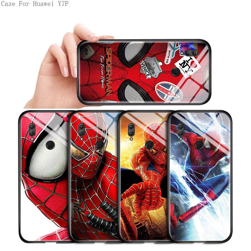 Huawei Y7P Y7 Y8 Y9 Prime 2018 Pro 2019 2020 For Hard Casing Spider-man ...
