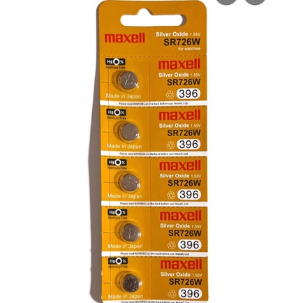 SR726W 396 Original Maxell Silver Oxide Battery 1.55V | Shopee Philippines