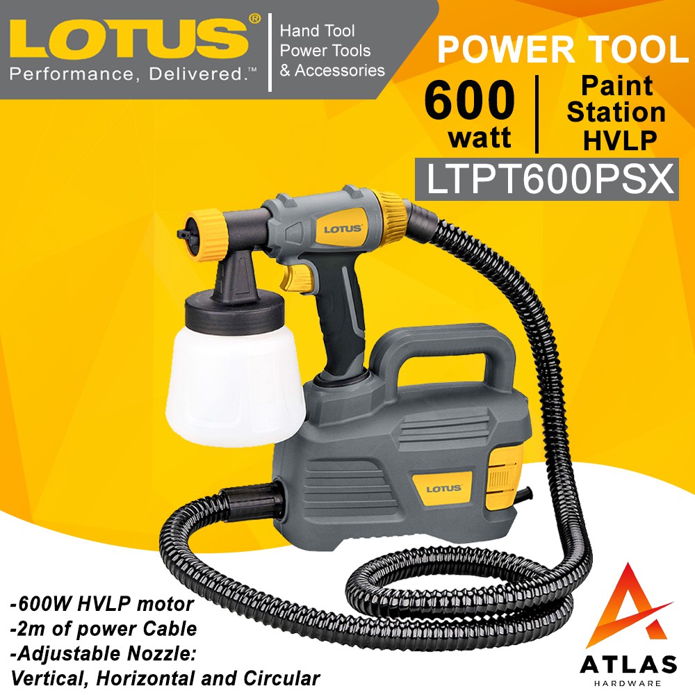 LOTUS Electric Spray paint Gun 600W HVLP (LTPT600PSX) | Shopee Philippines